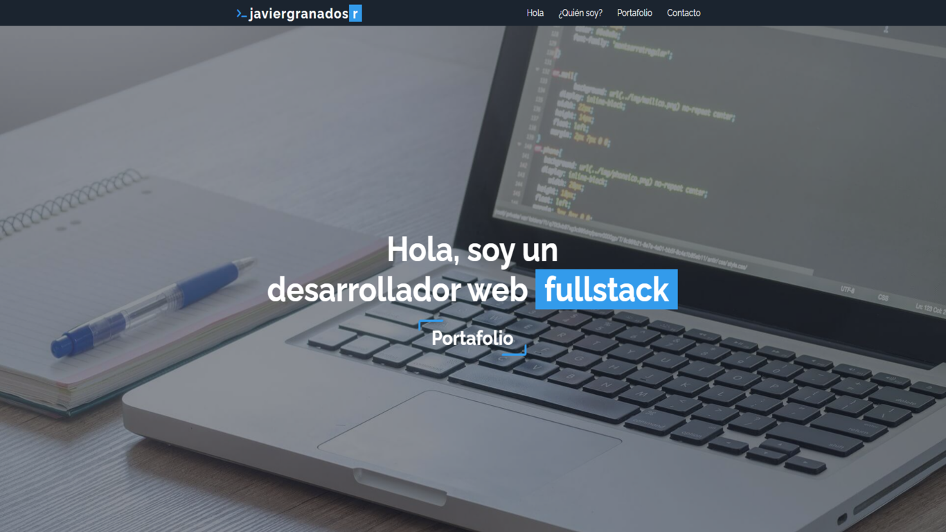 Javier Granados Rojas – Desarrollador Web